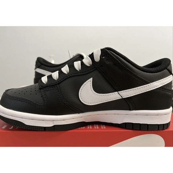 Nike | Shoes | New Sz 65y8 Women Nike Dunk Low Black Panda White ...
